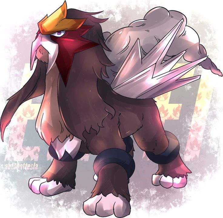 Entei kleurplaten gratis om te printen en kleuren