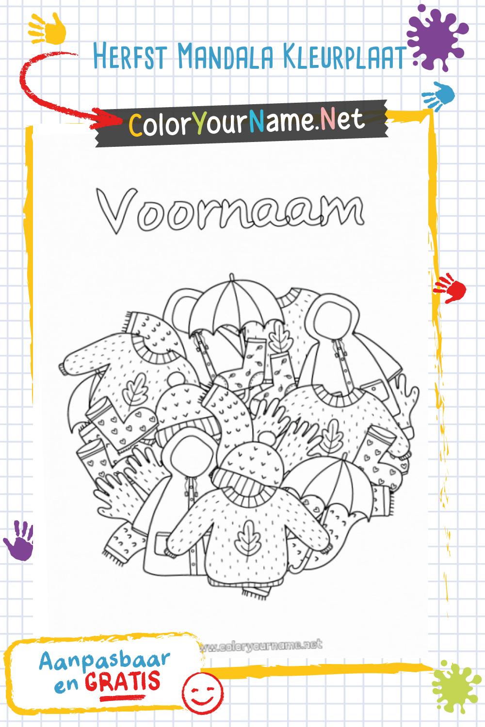 Herfstmandalas Kleurplaten Gratis om te Printen en Kleuren