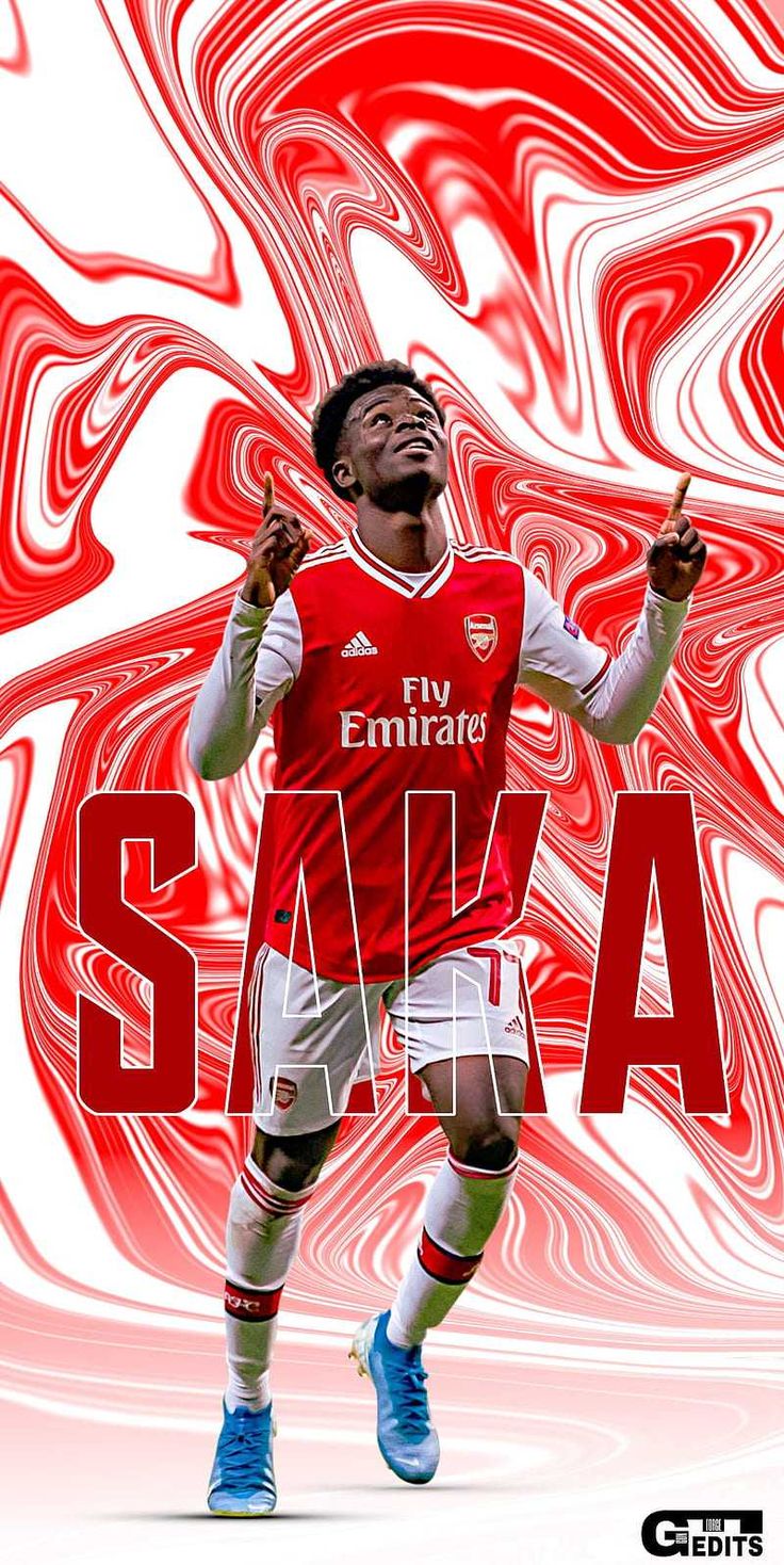 Bukayo Saka Kleurplaten Gratis om te Printen en Kleur te Geven