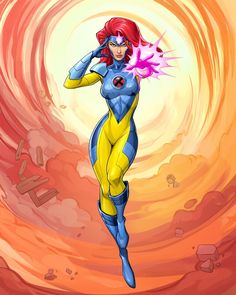 Jean Grey kleurplaten gratis om te printen en hoge kwaliteit