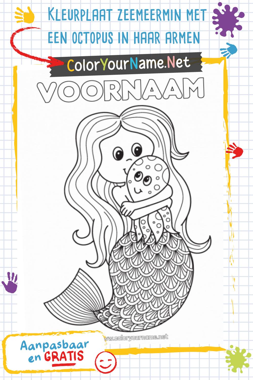 Octopus kleurplaten gratis om te printen en hoge kwaliteit