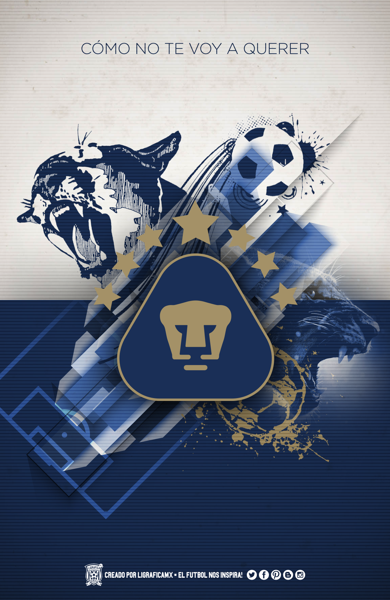 Pumas UNAM kleurplaten gratis en te printen voor fans