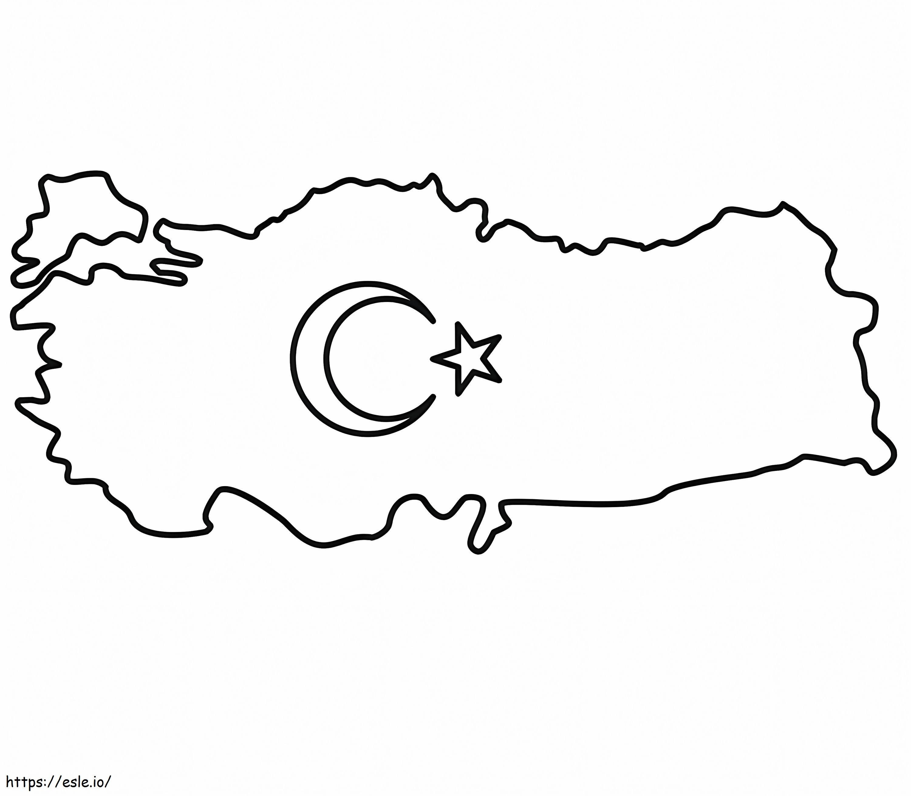 Turkije kleurplaten gratis om te printen en creatief plezier